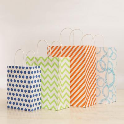 China Advertising Brown Tote Bags Folding CMYK   Paper Shopping Bags for sale