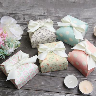 China Candles Printed Paper Boxes Colorful Soap Packaging Box For Scented Candles for sale