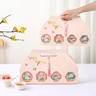 China Recyclable Sliding Custom Printed Kraft Boxes Drawer Macarons Gift Boxes Custom Logo for sale