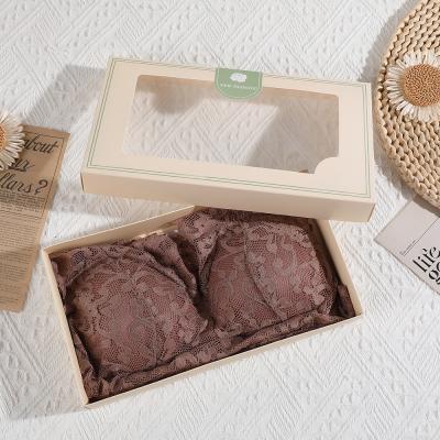 China Recyclable Lingerie Printed Paper Boxes Lingerie Scarf Storage Boxes ODM for sale