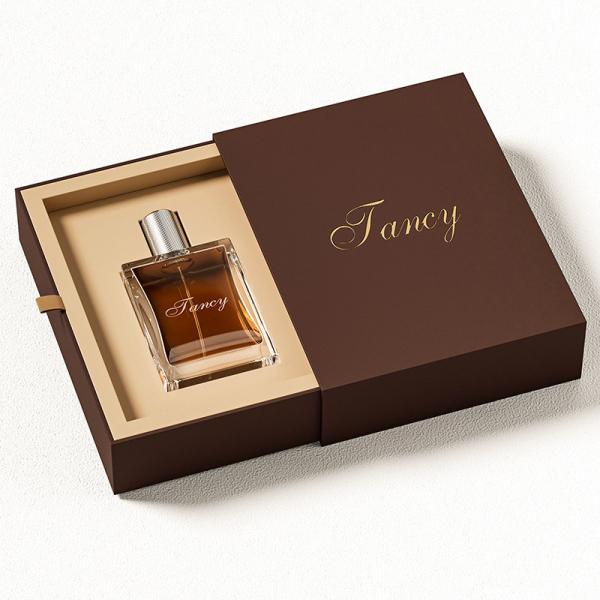 Quality UV Printing Custom Perfume Packaging Brown Corrugated Gift Boxes With Lids for sale