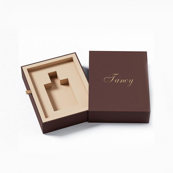 Quality UV Printing Custom Perfume Packaging Brown Corrugated Gift Boxes With Lids for sale