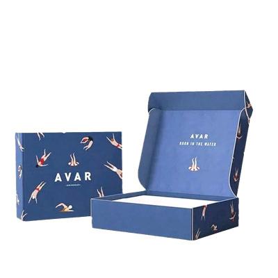 Китай Красочный почтовый ящик с двусторонним печатным оформлением с складной авиационной коробкой продается