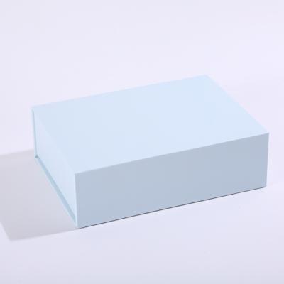 China Flip Top Magnetic Gift Box One Piece Folding Rigid Packaging Ready to Assemble Sturdy Kraft Paper Box for Birthday Party Favors for sale
