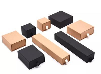 Китай Коробка ящика Matt Kraft черноты ISO9001 120gsm бумажная с ручками продается