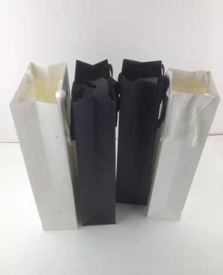 Cina il vino resistente del cartone 170gsm porta la borsa di Matt Lamination Single Wine Bottle in vendita