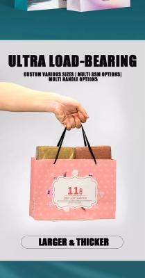 Cina Pantone colora la borsa del regalo di promozione di stampa offset dei sacchi di carta di Kraft della scarpa dell'abbigliamento in vendita