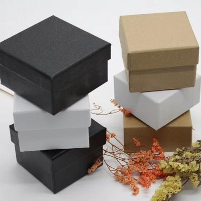 China Socks 1200gsm Recycled Paper Gift Box Multi Size 4x4 Kraft Boxes for sale