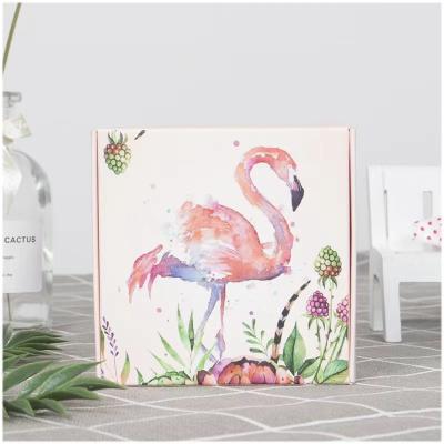 Cina Laminazione lucida d'imballaggio di carta rosa verde blu della scatola di Scrunchie dell'avorio in vendita