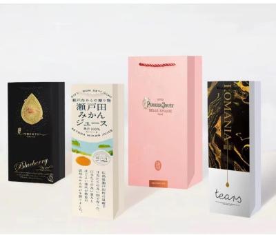 Cina 157gsm ha isolato il vino lavabile della carta di Brown insacca la maniglia tagliata in vendita
