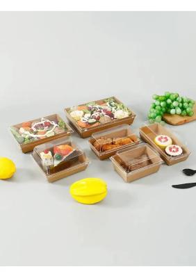 Cina 28oz ai sushi della pasticceria del contenitore di carta del contenitore di alimento 74oz da andare scatola in vendita