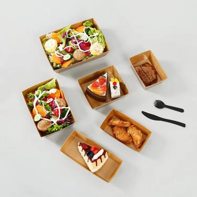 Cina 28oz ai sushi della pasticceria del contenitore di carta del contenitore di alimento 74oz da andare scatola in vendita