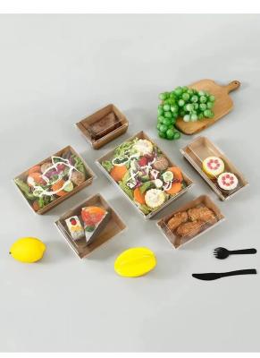 Cina 28oz ai sushi della pasticceria del contenitore di carta del contenitore di alimento 74oz da andare scatola in vendita