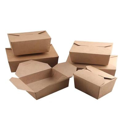 Cina Scatola di pranzo di carta eliminabile del ODM dell'OEM del contenitore di insalata di pasta di CMYK Pantone Kraft in vendita