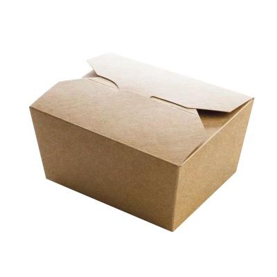 Cina Scatola di pranzo di carta eliminabile del ODM dell'OEM del contenitore di insalata di pasta di CMYK Pantone Kraft in vendita