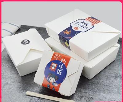 Cina Scatola di pranzo di carta eliminabile del ODM dell'OEM del contenitore di insalata di pasta di CMYK Pantone Kraft in vendita