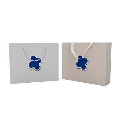 Cina 128gsm-350gsm Art Paper Shopping Bag Simple segna la stampa delle borse di drogheria della carta di Brown in vendita