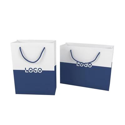 Cina 128gsm-350gsm Art Paper Shopping Bag Simple segna la stampa delle borse di drogheria della carta di Brown in vendita