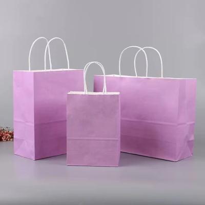 Cina Borse di drogheria di carta su ordinazione di Logo Printed Paper Shopping Bags con le maniglie in vendita
