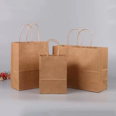 Cina Borse di drogheria di carta su ordinazione di Logo Printed Paper Shopping Bags con le maniglie in vendita