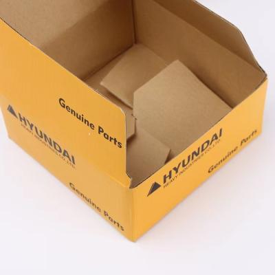 Cina Logo su misura contenitori d'imballaggio ondulati 20x20x10 di scatole di spedizione di cartone di 5 pieghe in vendita