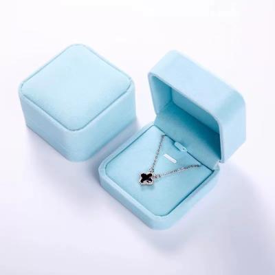 Cina Azzurri Haze Grey Recycled Paper Jewelry Boxes 6cm*5cm*4.5cm in vendita
