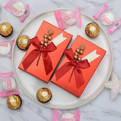 Cina Scatole impermeabili di carta d'imballaggio di favore del contenitore 8.66*8.66*2.56In Candy di cioccolato europeo in vendita