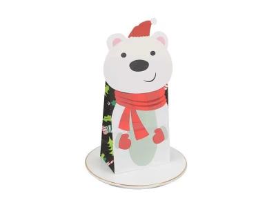 Cina borse del regalo della carta di natale di 12*18*20.5cm in vendita