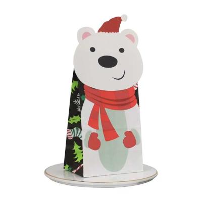 Cina borse del regalo della carta di natale di 12*18*20.5cm in vendita