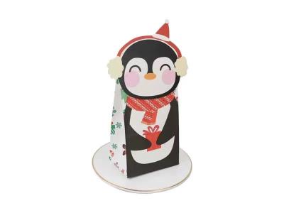 Cina borse del regalo della carta di natale di 12*18*20.5cm in vendita