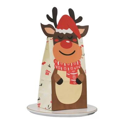 Cina borse del regalo della carta di natale di 12*18*20.5cm in vendita
