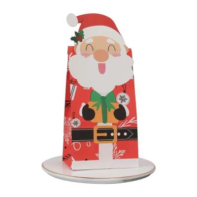 Cina borse del regalo della carta di natale di 12*18*20.5cm in vendita