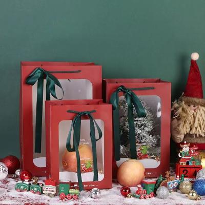 Cina sacchi di carta del regalo di Natale di 26*32*12cm in vendita