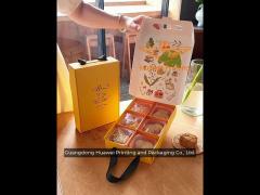 cmyk pantone foldable paper gift box mung bean cakes cookie drawer boxes