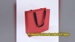 Custom Luxury Gift Bags for Skincare and Clothing Brands
