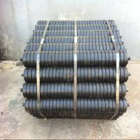 China Self Aligning Heavy Duty Conveyor Roller 63.5mm 219mm Steel Belt Idler for sale