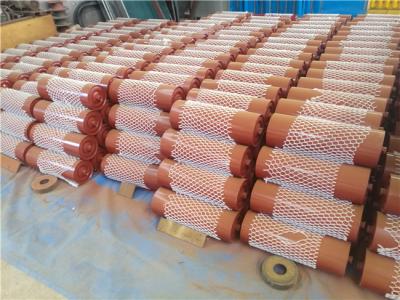 Cina La polvere ha ricoperto i rulli del trasportatore della sostituzione di 102mm per industria estrattiva in vendita