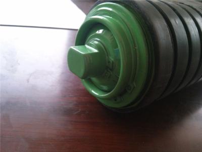 China 143mm Diameter Conveyor Troughing Rollers With Rubber Lagging for sale