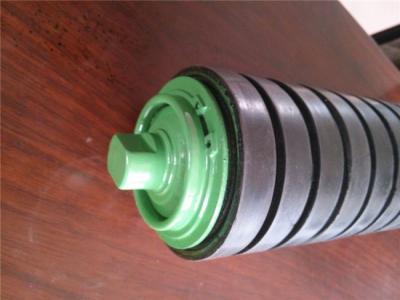 China Rubber Met een laag bedekt Nuttelozer Effect 200MM van de Schijfterugkeer de Rollen van de Staaltransportband Te koop
