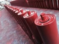 China Electrostatic Powder Coating Belt Conveyor Roller 76-219mm Diameter 45# Steel Shaft for sale