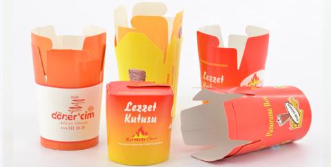 Food Packaging Box Making Machine Printed Paper Kebab Box Forming Machine