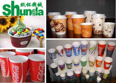 China Escoja/la máquina disponible cubierta PE 100 PCS/MIN de Thermoforming de la taza del doble en venta