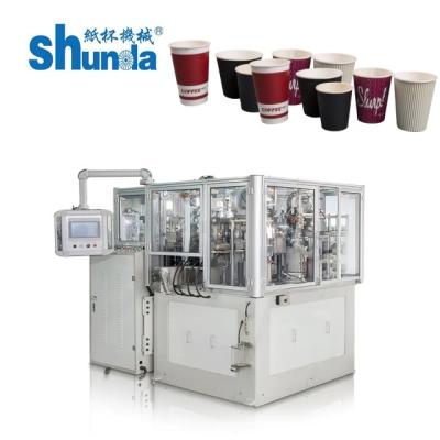 Китай 380V / 220V воздушный компрессор 0.5Mpa бумажная чайная чашка машина 3600KG вес продается