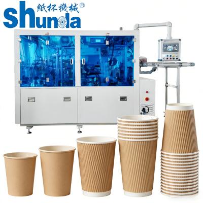 China High Efficiency Automatic Cup Making Machine PLC Control Hot Air System for sale