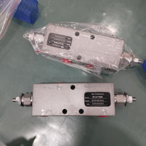 Quality A070381.01.00 Overcenter Valve With Double Cartridge G1/4 G1/2 G3/8 G3/4 Oil Port Tubular Thread Counter Balance Valve for sale