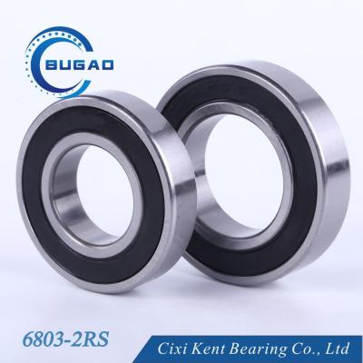 China Miniature Deep Groove Ball Bearing 6803-Zz/2RS/Open 17X26X5mm with Single Row Design for sale
