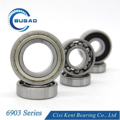 Cina High Rotate Speed 6903 Ball Bearing for Chain Grinders Load Direction Radial Bearing in vendita