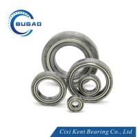 China Single Row Deep Groove Ball Bearing 6200 Series 7mm to 80mm Bore for Radial Load for sale