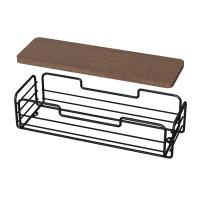 China Bathroom Storage Solution Iron Wire Rack with Suction Cup and Wall Mounting Desig for sale