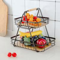 Quality Non Folding kitchen Steel wire basket for Organizing Vegetables And Fruits for sale